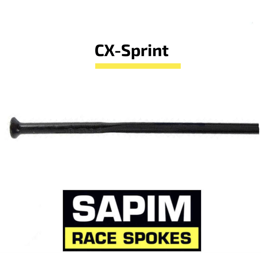 Sapim CX-Ray spaak Straight Pull - Zwart - Bike Soigneur